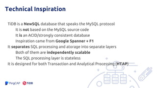 "Smooth Operator" [Bay Area NewSQL meetup] | PPT