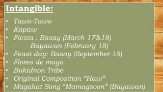 Bayawan and Basay Cultural Mapping | PPT