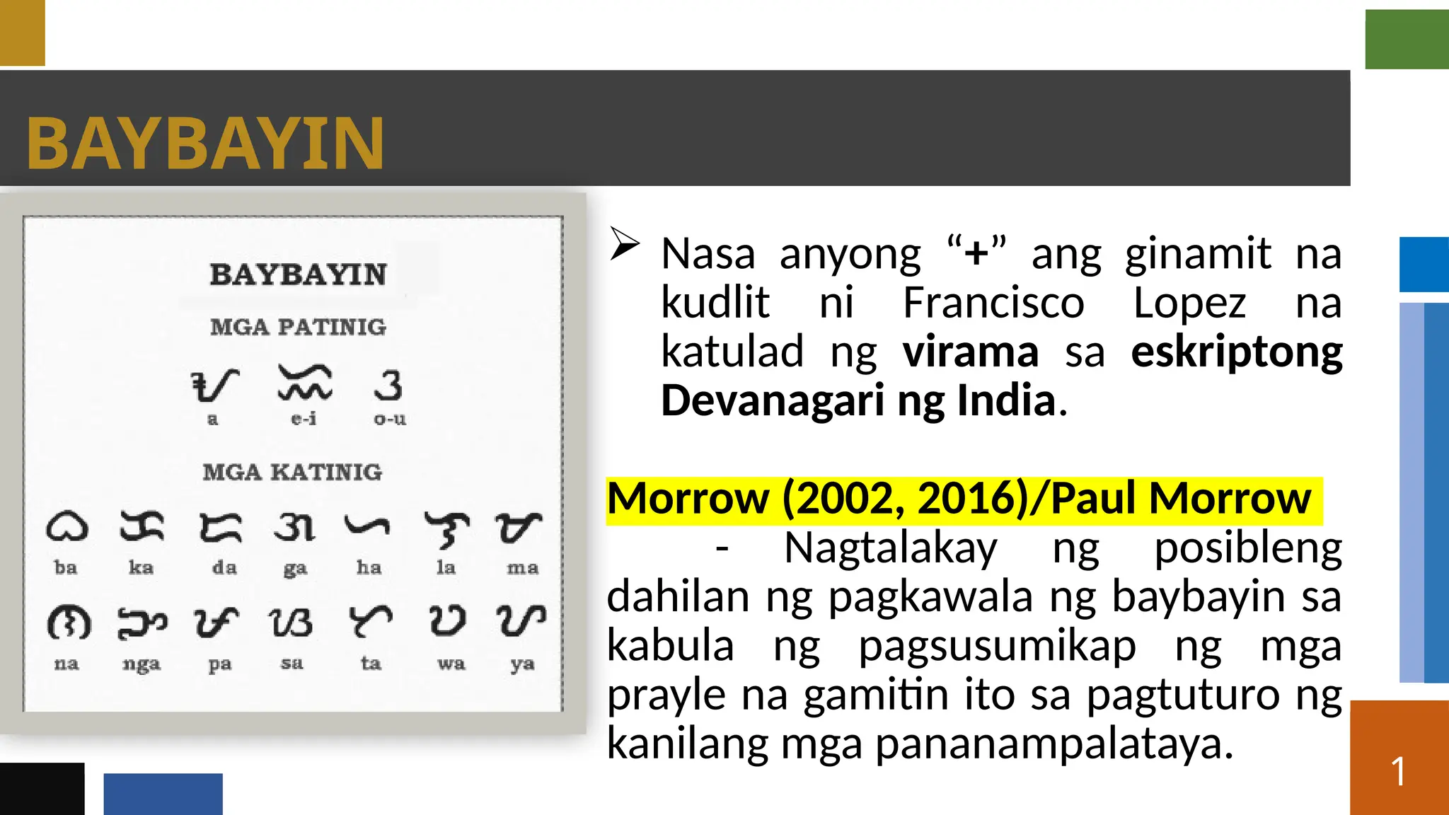 Tamang Pagsulat at Pag aaral ng Baybayin | PPTX