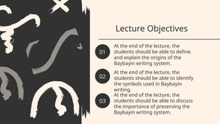 BAYBAYIN (Philippine Ancient Writing System) | PPTX