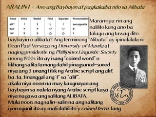 Baybayin Aralin: Sinaunang Sulat ng Tagalog | PPTX