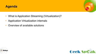 Application Virtualization overview - BayCUG | PPTX | Operating Systems ...