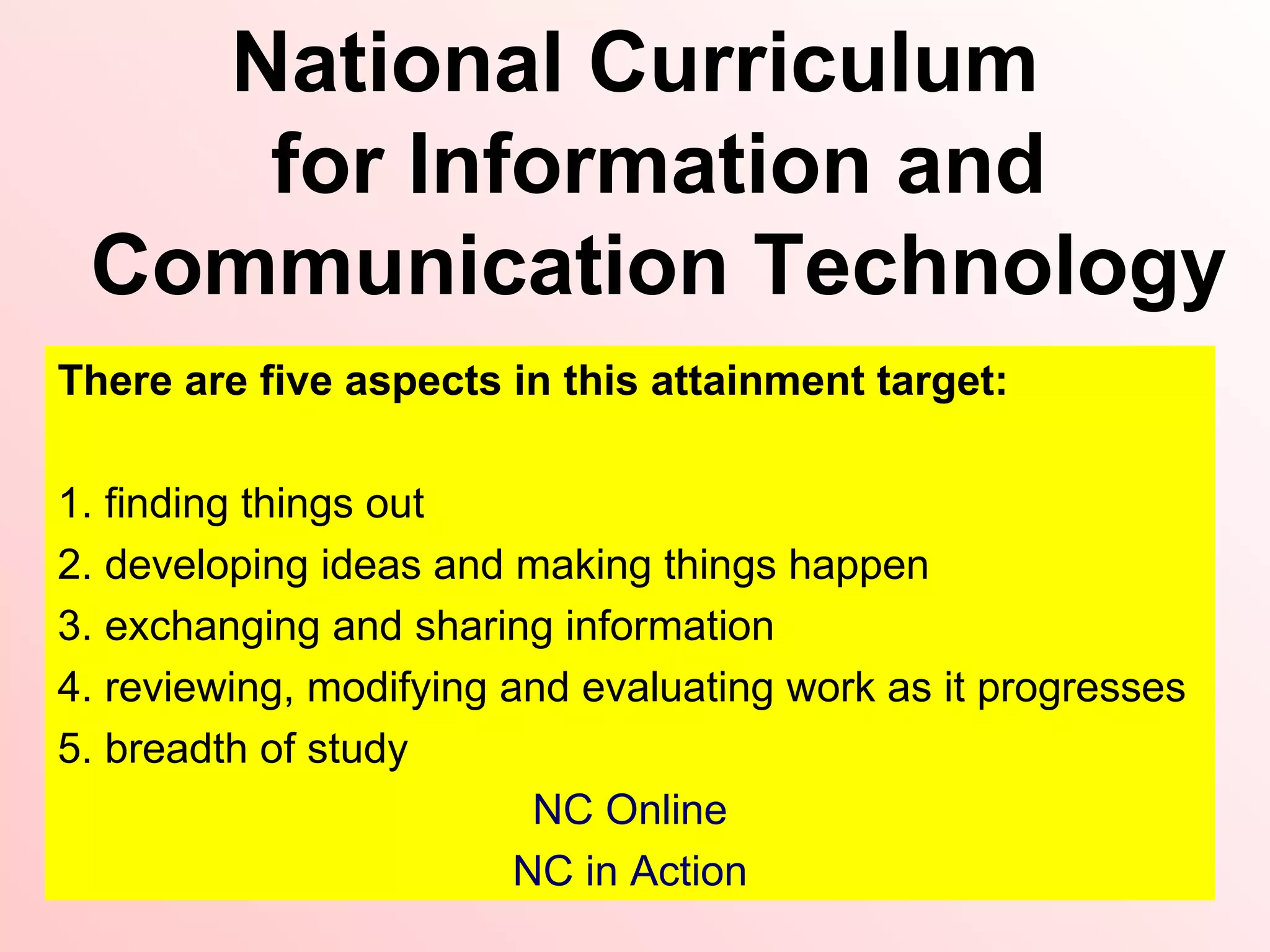 Ba Year 1 Intro & Ict Nc 09 10 Student | PPT