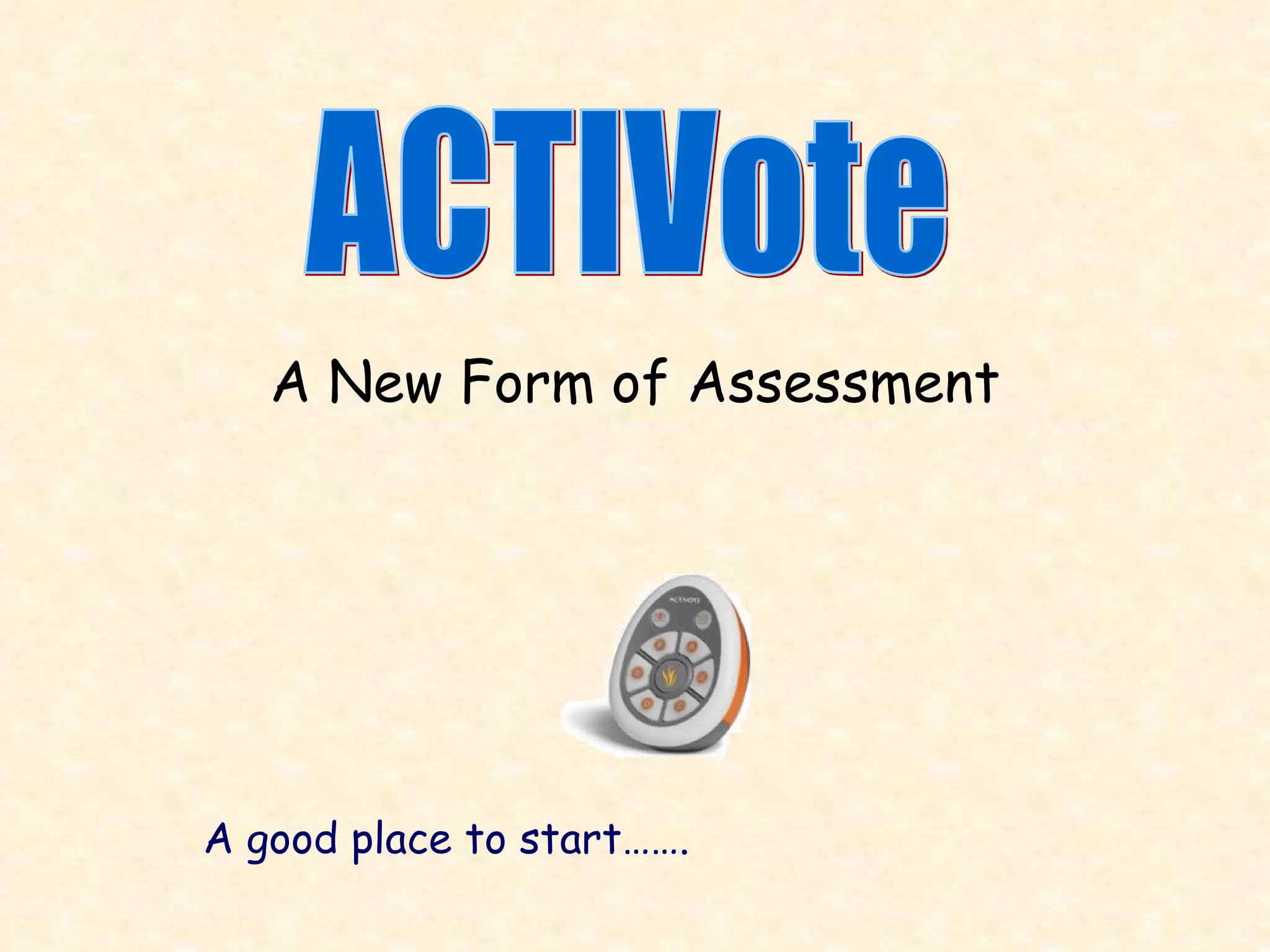 Ba Year 1 Session 6 Acti Vote 09 10 Student | PPT