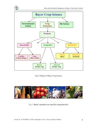 Sales and Distribution Management of Bayer Crop Science Limited | PDF
