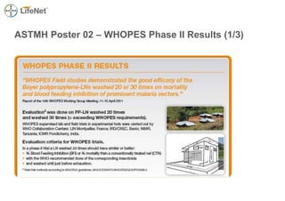 Bayer LifeNet - Poster Paper presented at American Society of Tropical ...