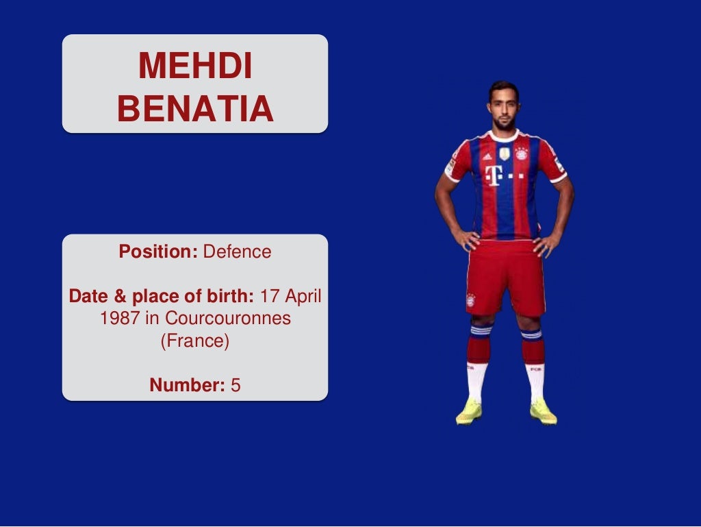 2015/2016 Bayern Munich Starting 11