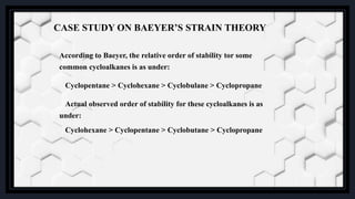 Bayer's Strain theory - And Its Limitations - organic chemistry -2nd | PPTX