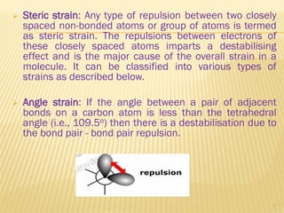 Bayers theory & conformational analysis of cylohexane | PDF