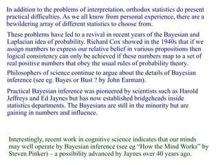 Bayes Theorem - Probability and Statistics | PPT