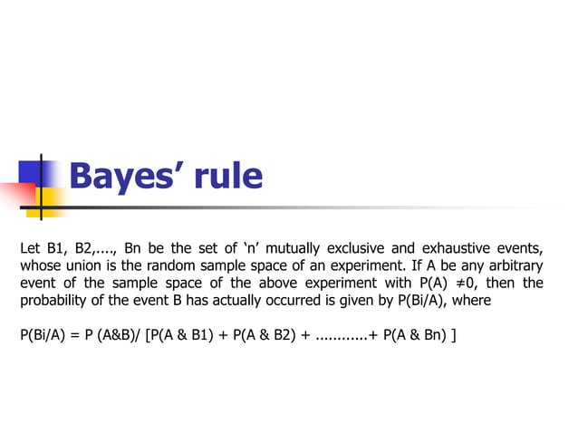 Understanding the conditional probability | PPT Understanding the conditional probability | PPT