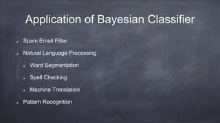 Bayesian Classification | PPTX