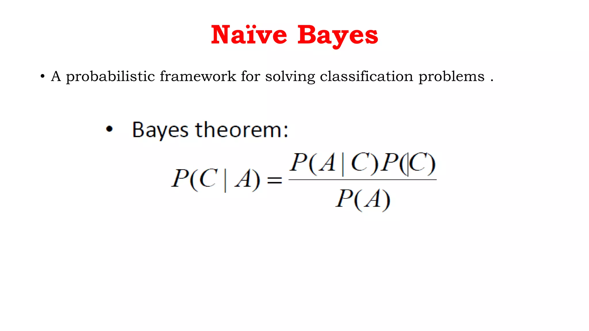 Bayes classifier | PPTX