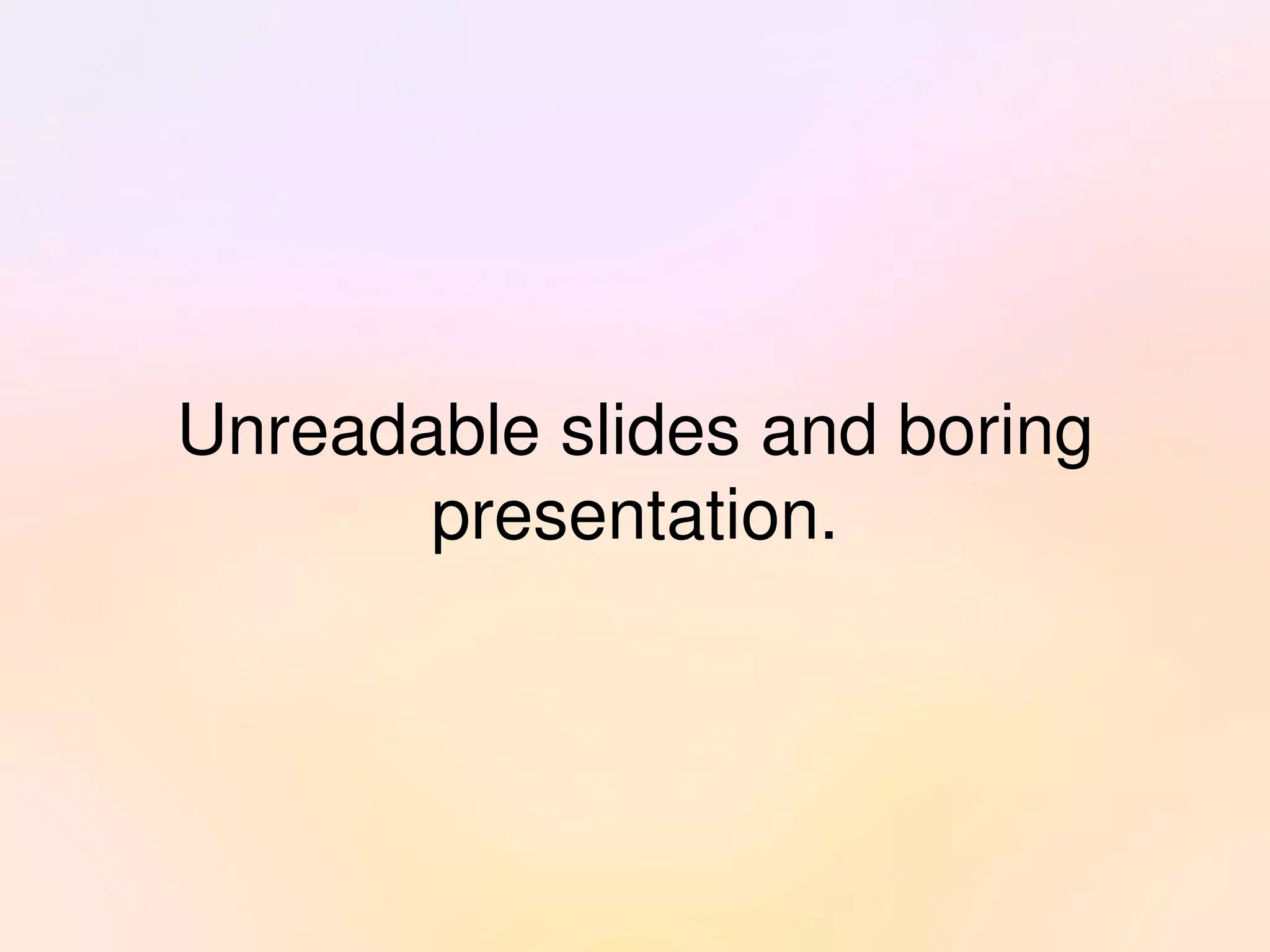 Bayes net for "Stop Death by powerpoint" | PPT