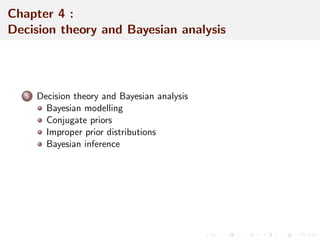 Chapter 4: Decision theory and Bayesian analysis | PPT