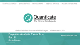 Bayesian Analysis Example - Multiple Endpoints | PPT