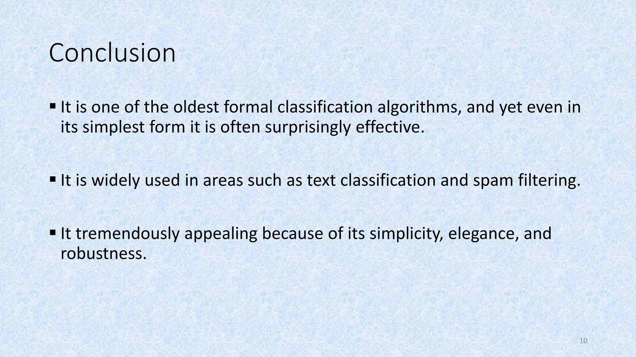 Bayesian classification | PPTX