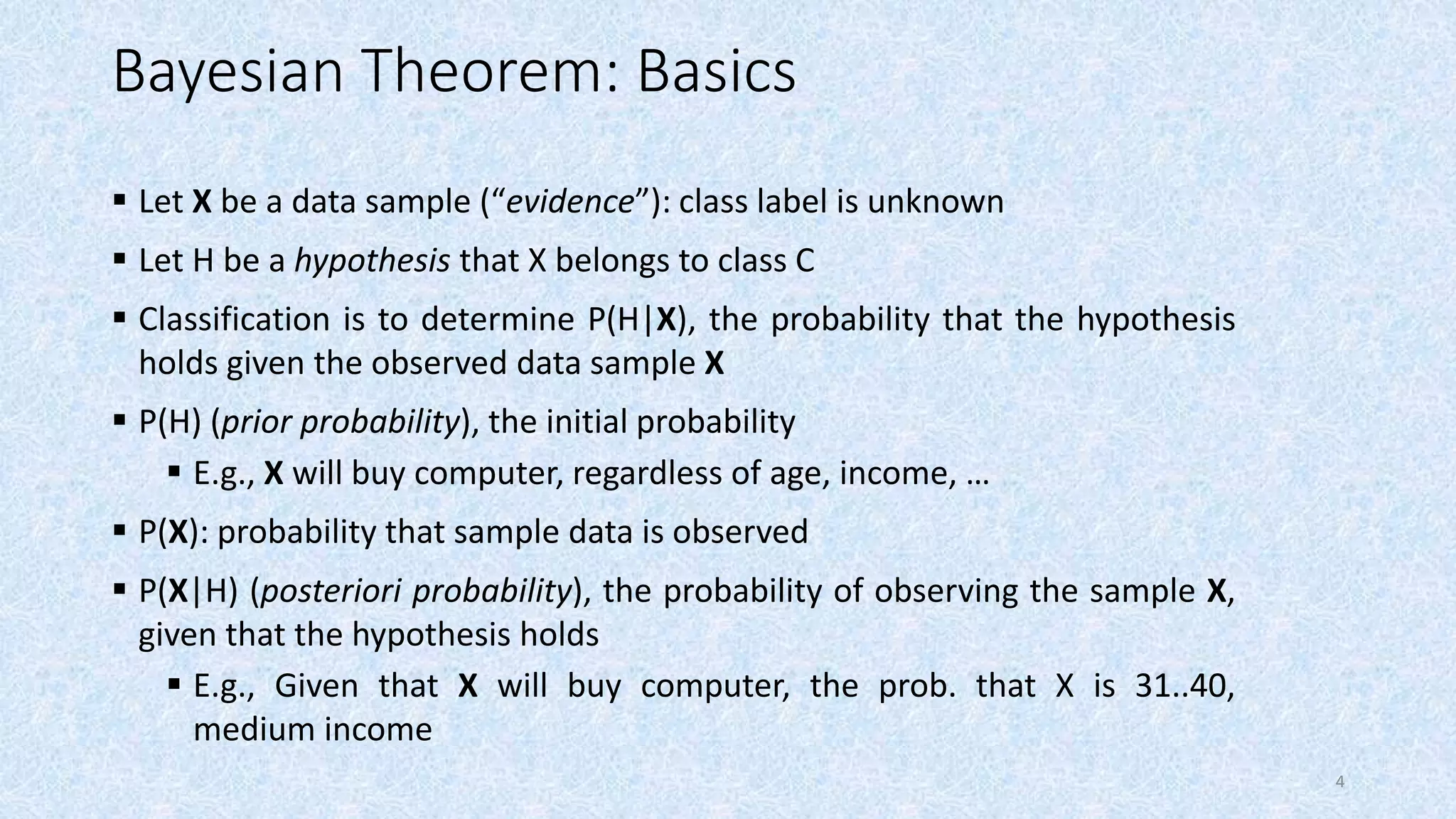 Bayesian classification | PPTX