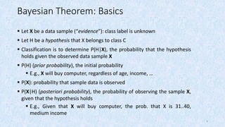 Bayesian classification | PPTX