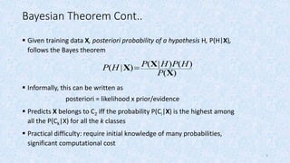 Bayesian classification | PPTX