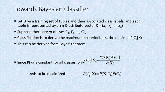 Bayesian classification | PPTX | Technology & Computing