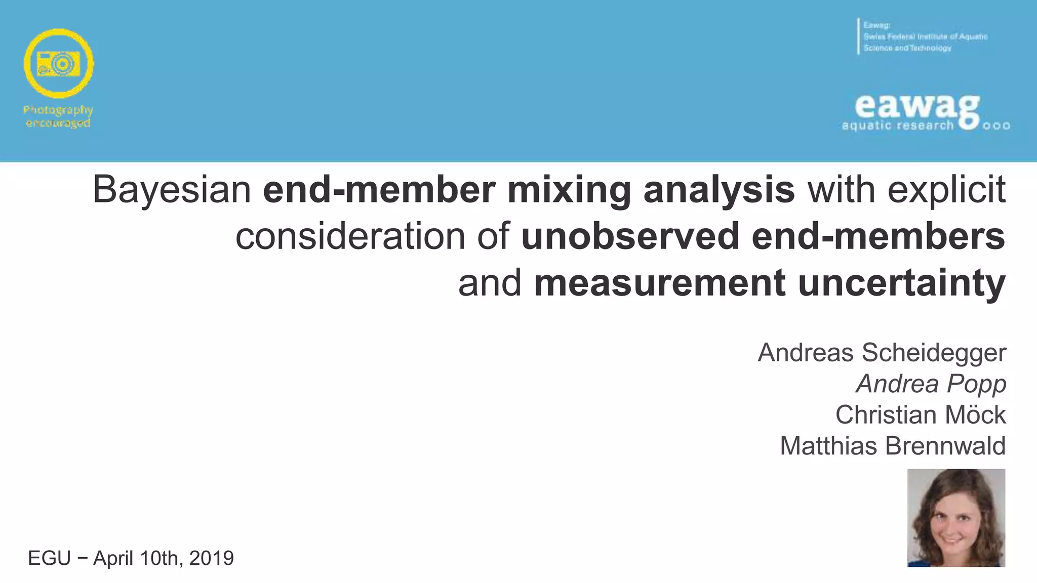 Bayesian End-Member Mixing Model | PPTX