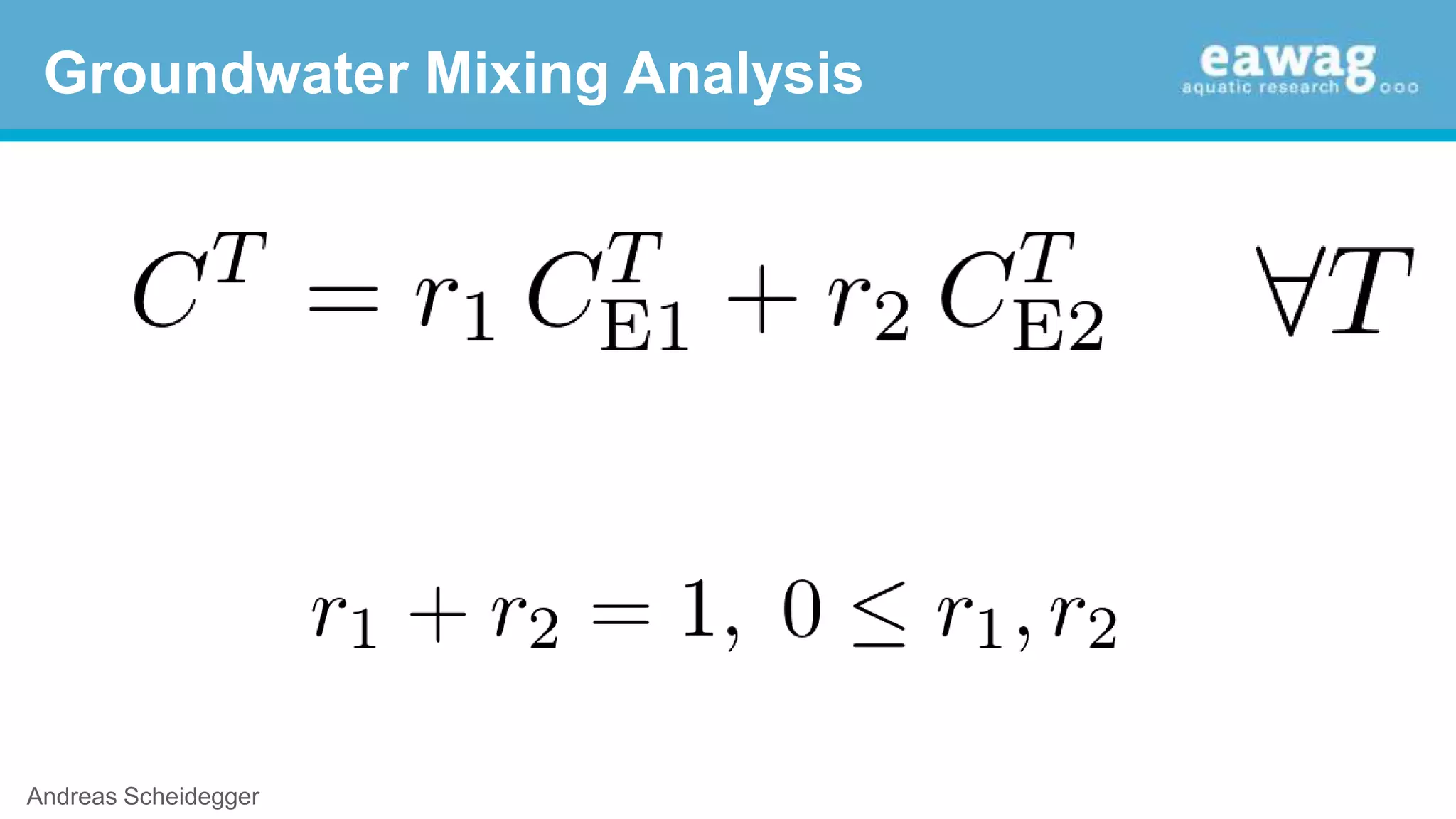 Bayesian End-Member Mixing Model | PPTX