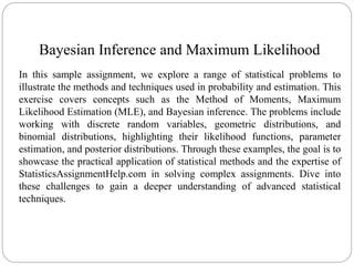 Bayesian Inference and Maximum Likelihood | PPT