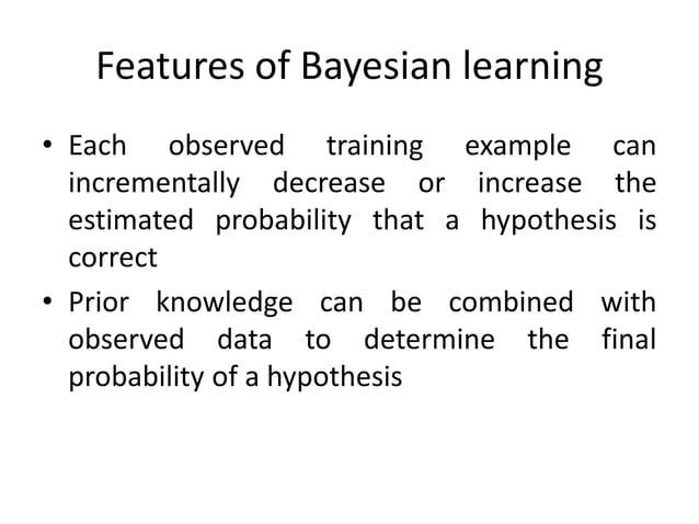 Bayesian learning | PDF