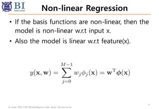 [PRML 3.1~3.2] Linear Regression / Bias-Variance Decomposition | PPT