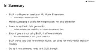 Bayesian model averaging | PDF