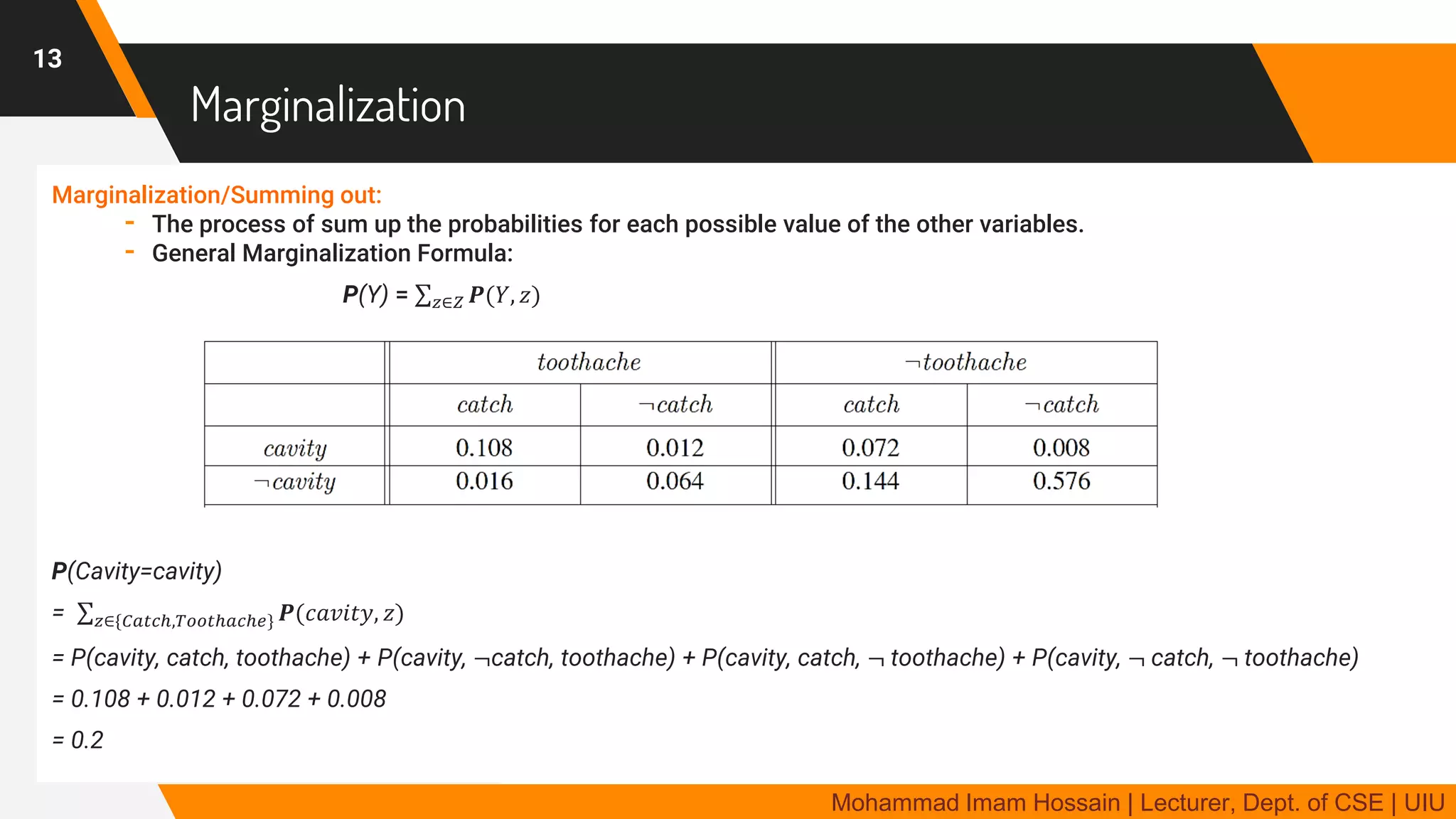 AI 9 | Bayesian Network and Probabilistic Inference | PDF