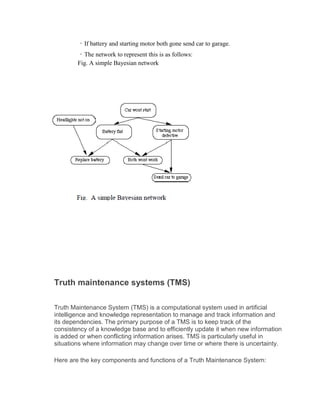 Bayesian Network and Truth maintance system.doc