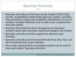 Bayesian Networks and Association Analysis | PPT