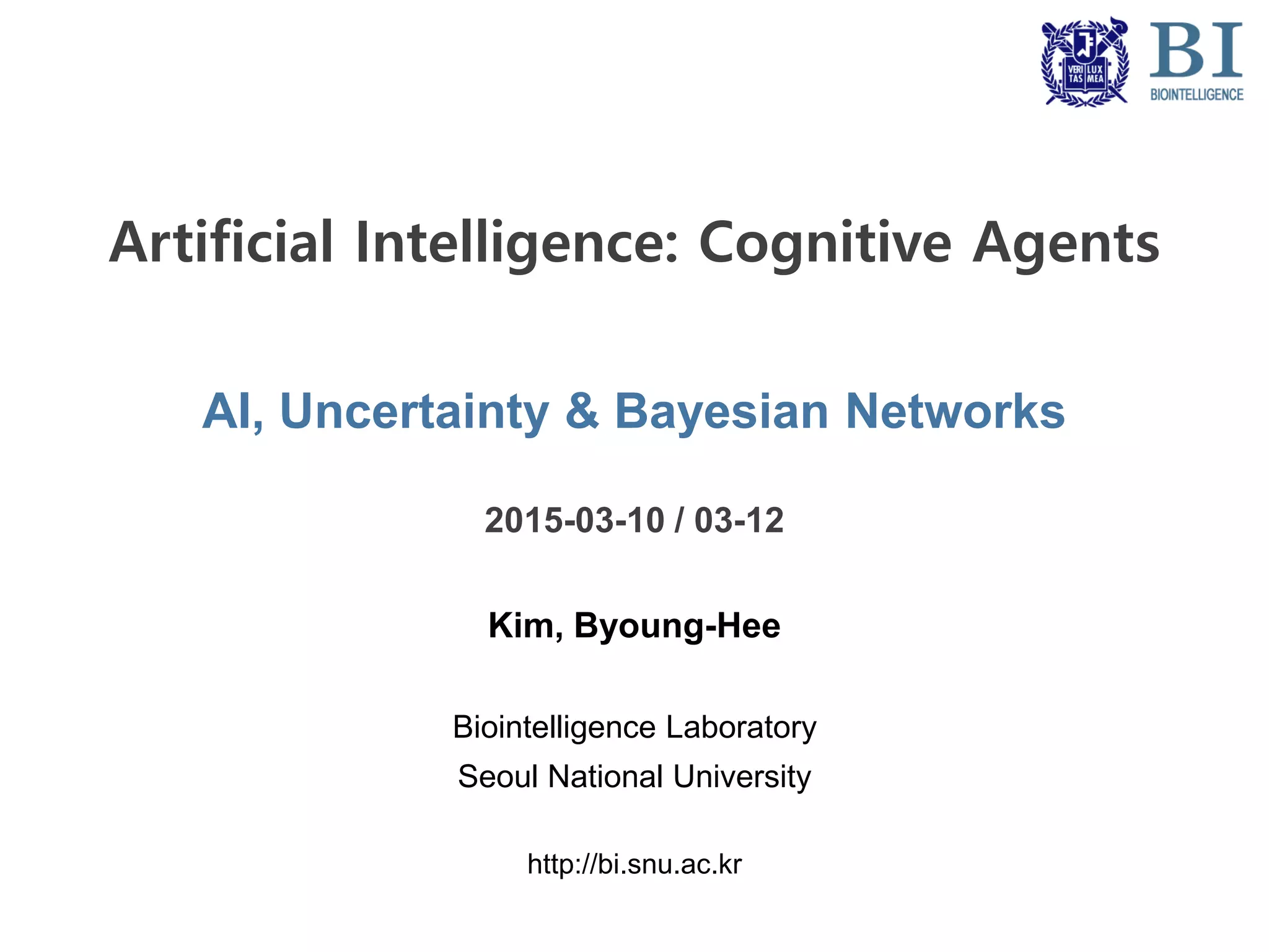 Bayesian networks in AI | PDF
