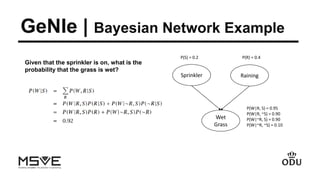 Bayesian networks tutorial with genie | PDF