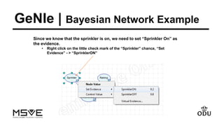 Bayesian networks tutorial with genie | PDF | Weather | Science