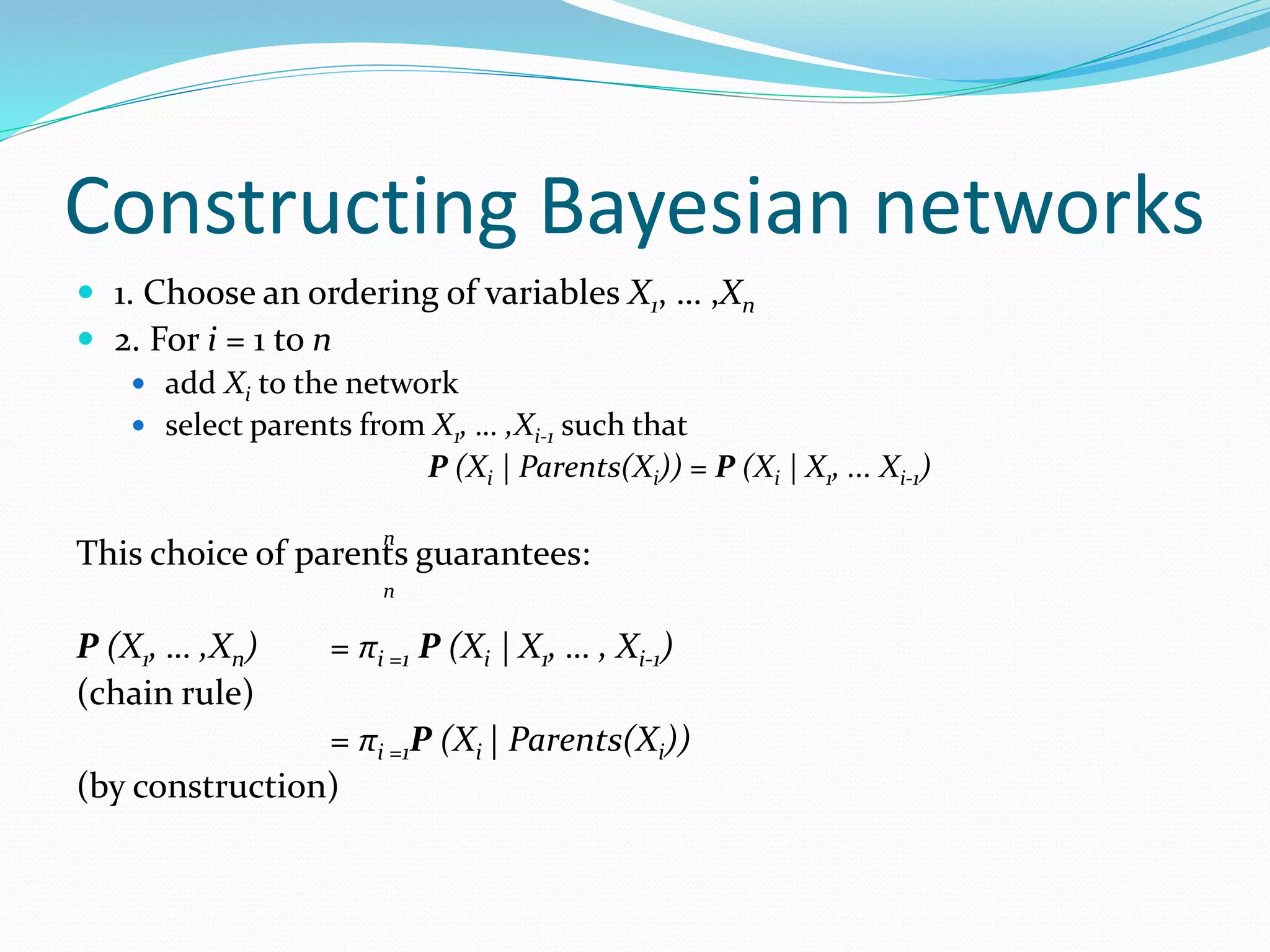 Bayesian probabilistic interference | PPTX