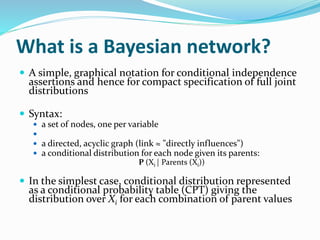 Bayesian probabilistic interference | PPTX