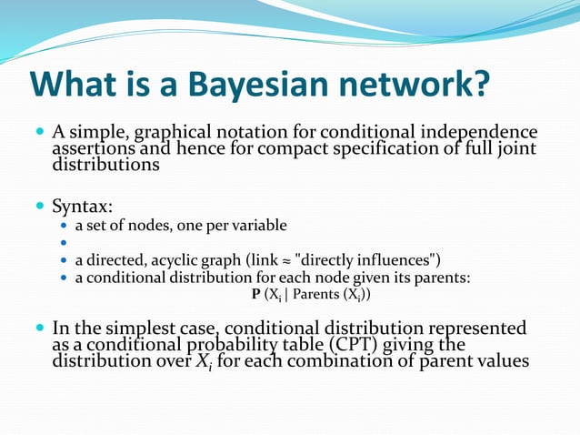 Bayesian probabilistic interference | PPTX | Computing | Technology & Computing