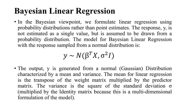 Bayesian regression algorithm for machine learning | PDF