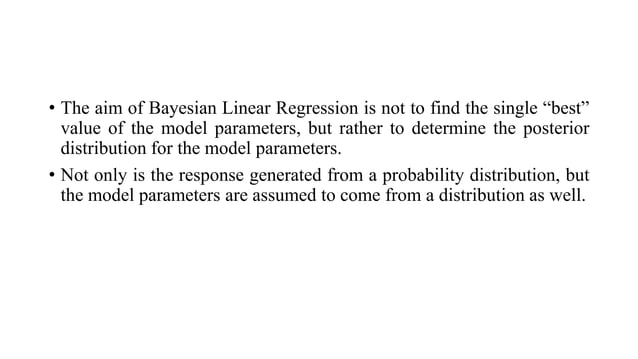 Bayesian regression algorithm for machine learning | PDF