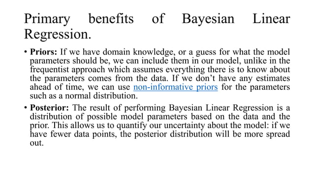Bayesian regression algorithm for machine learning | PDF