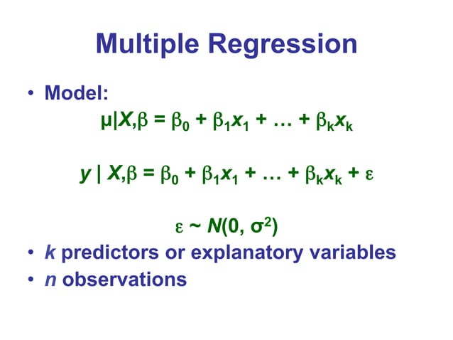 Bayesian regression intro with r | PPT