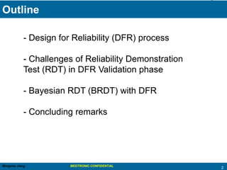 Bayesian reliability demonstration test in a design for reliability ...
