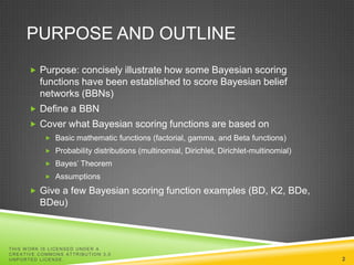 Bayesian scoring functions for Bayesian Belief Networks | PPT