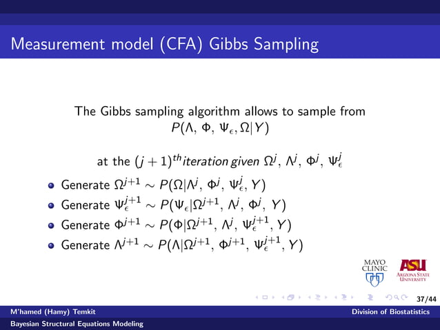 Bayesian Structural Equations Modeling (SEM) | PPT