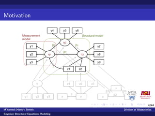 Bayesian Structural Equations Modeling (SEM) | PPT