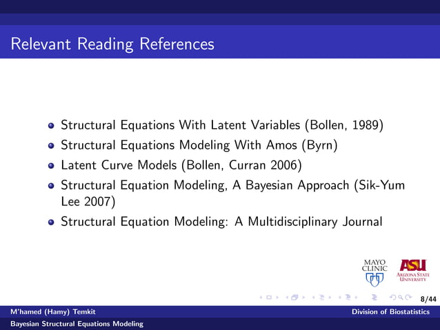 Bayesian Structural Equations Modeling (SEM) | PPT