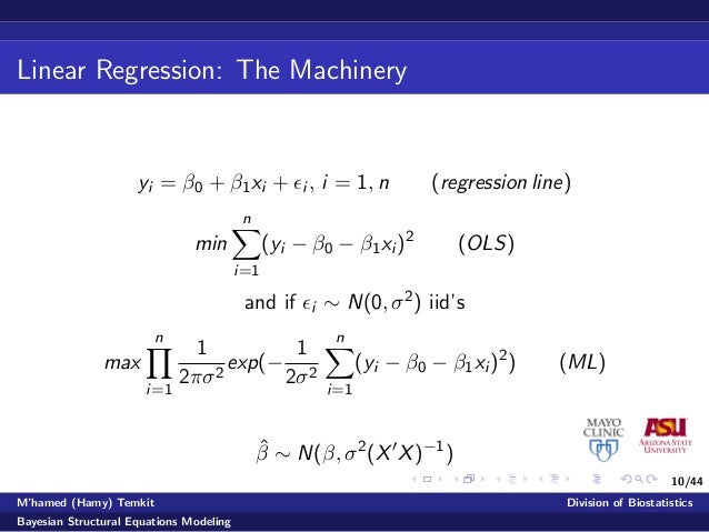 Bayesian Structural Equations Modeling Sem